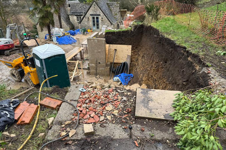 Villagers claim 'England’s prettiest street' looks like a 'bombsite ...