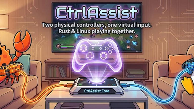 This Linux app for cooperative controller gaming just got a big update
