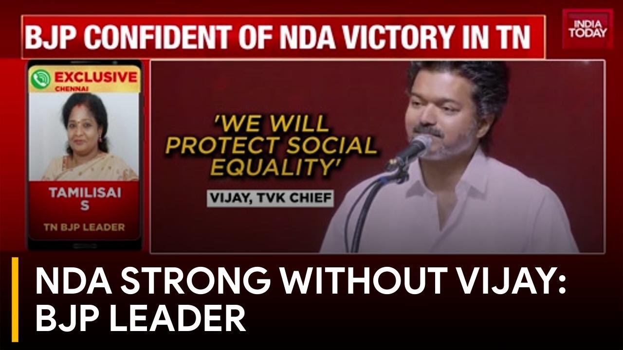 Tamil Nadu: BJP leader says NDA strong enough to win without Vijay, but ...