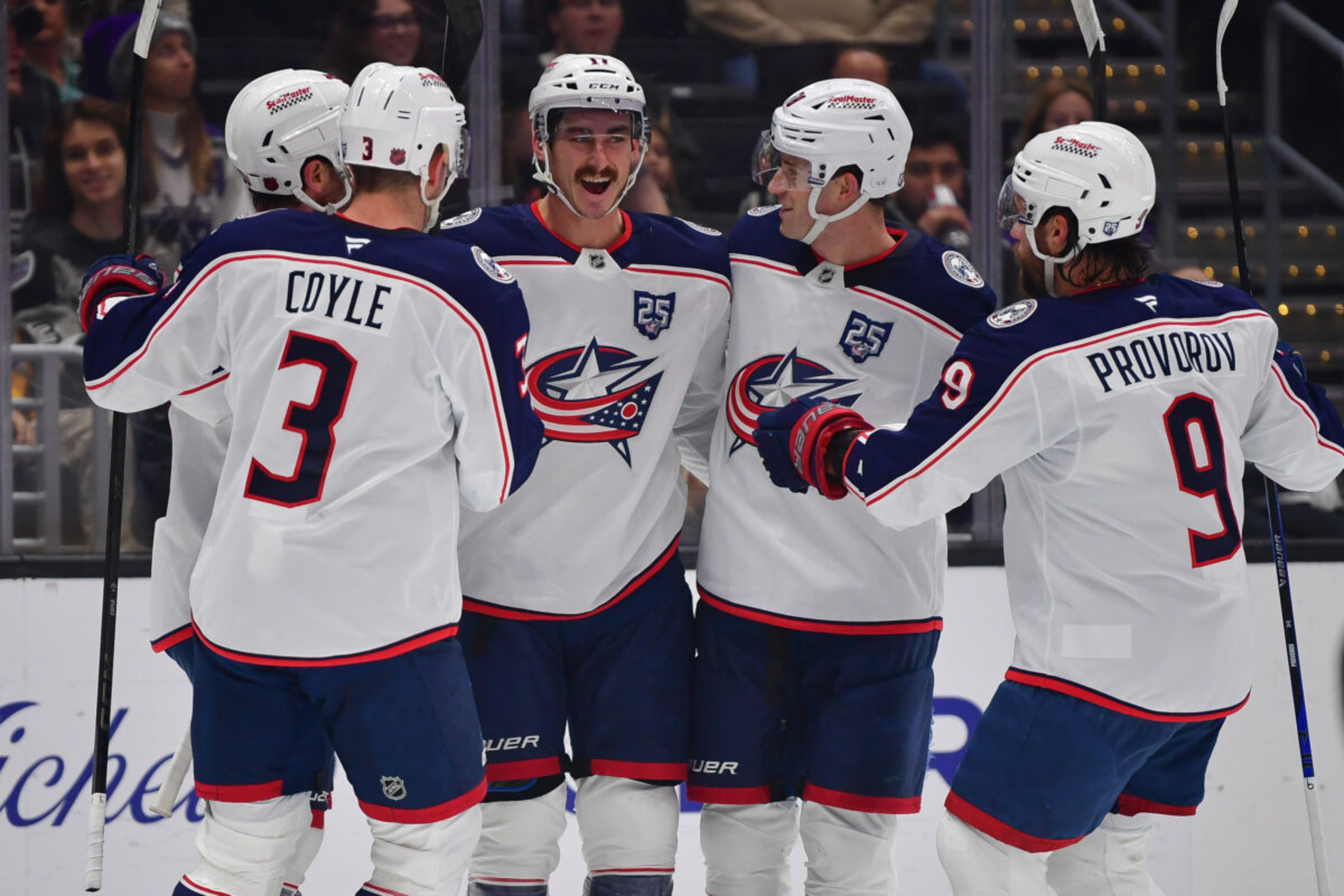 Marchment’s 2 goals lead Blue Jackets to 3-1 victory over Kings