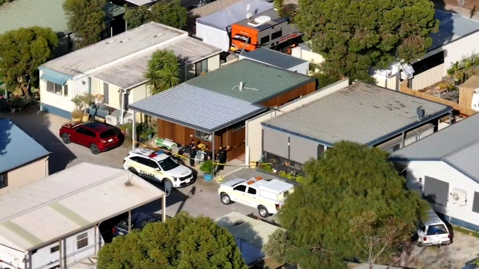 Man charged with murder after body found in Adelaide caravan park