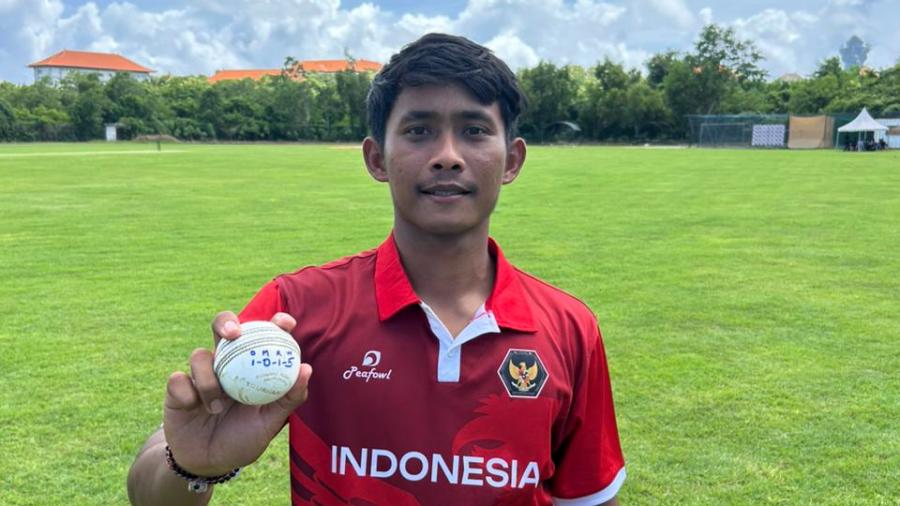 Indonesia's Gede Priandana becomes first to pick five wickets in an ...