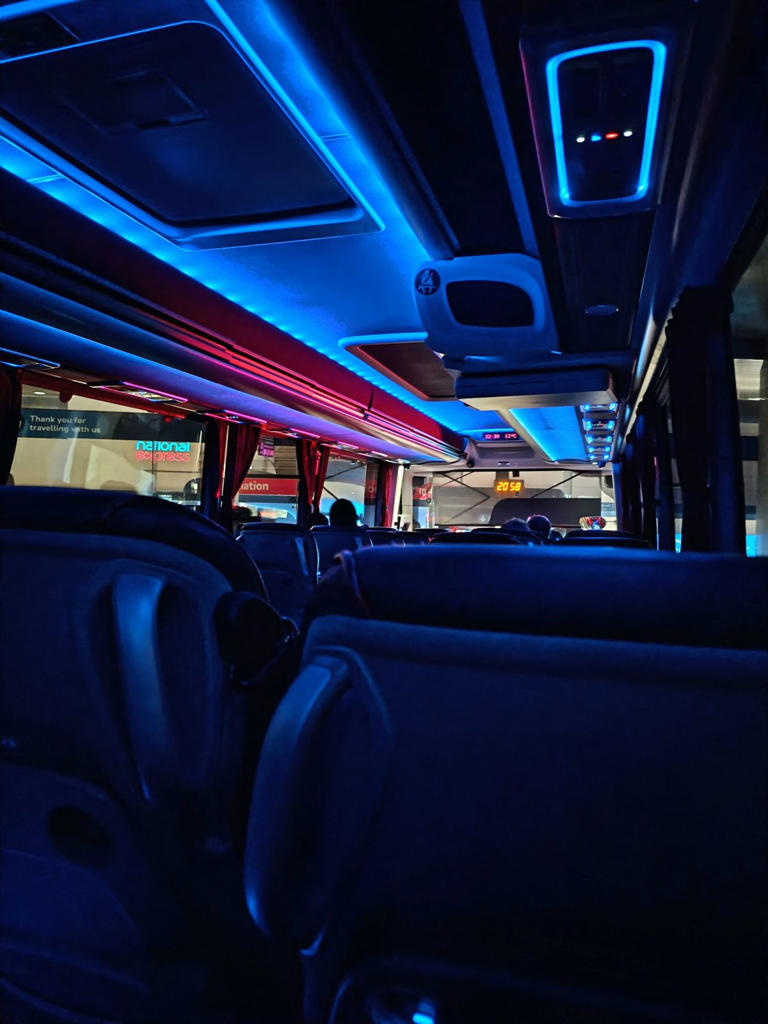 My sleeper coach to Dublin looked like a nightclub, but was ...