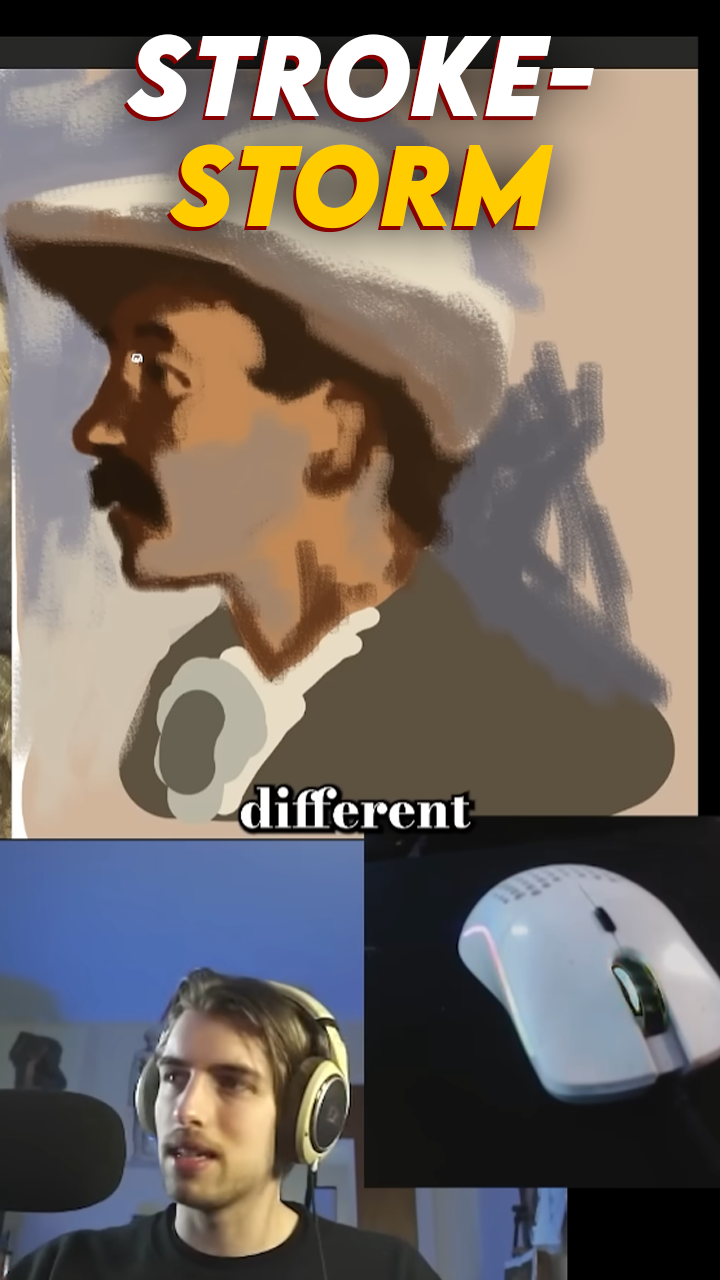 Creating a masterwork using a 1989 kids drawing software