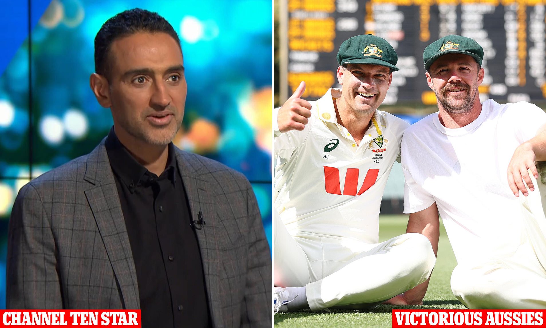 Cricket fans slam Channel Ten for tone-deaf post about the Ashes - and ...