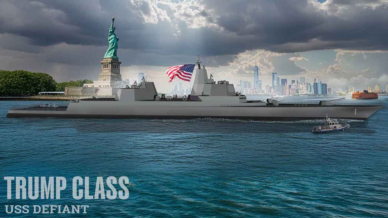 Trump class: US plans USS Defiant, largest surface combatant since ...