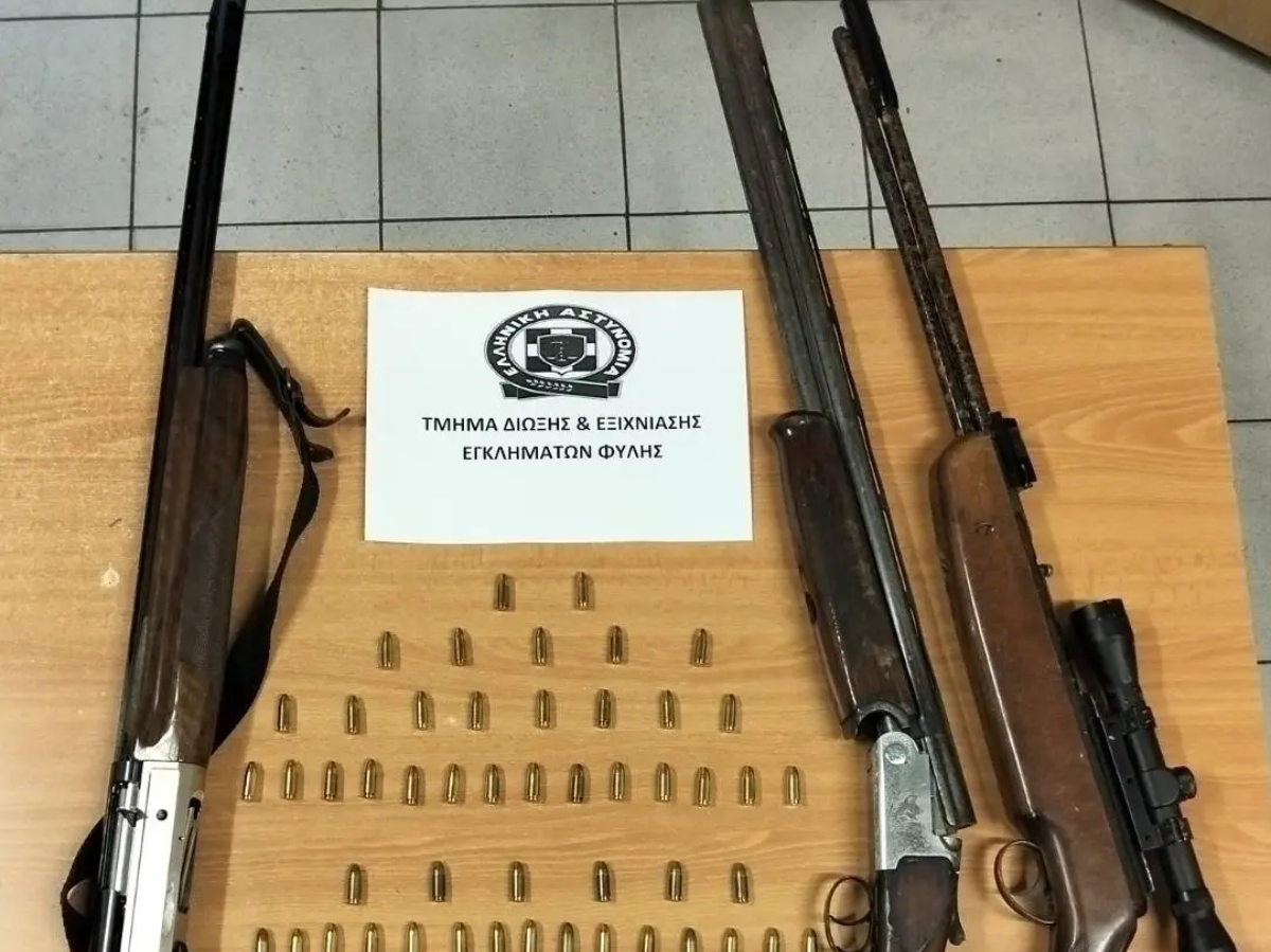 Άνω Λιόσια: Κατασχέθηκαν 4 όπλα από σπίτι – Ένα κλεμμένο για 20 χρόνια