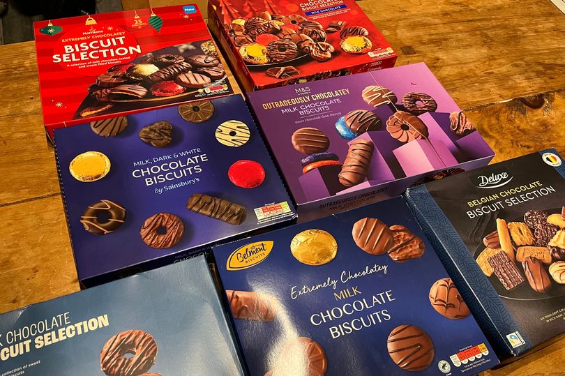 We tried chocolate biscuit boxes from Asda, Aldi, Tesco, Morrisons ...