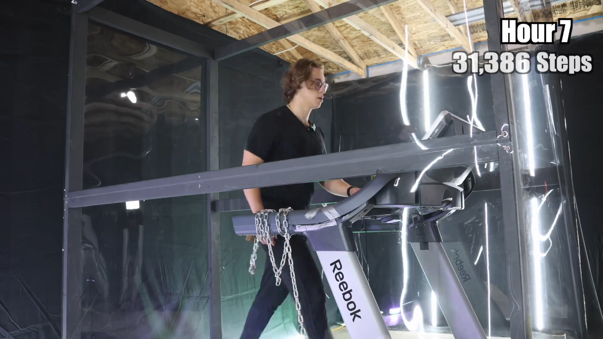 I locked myself in to break my distance record