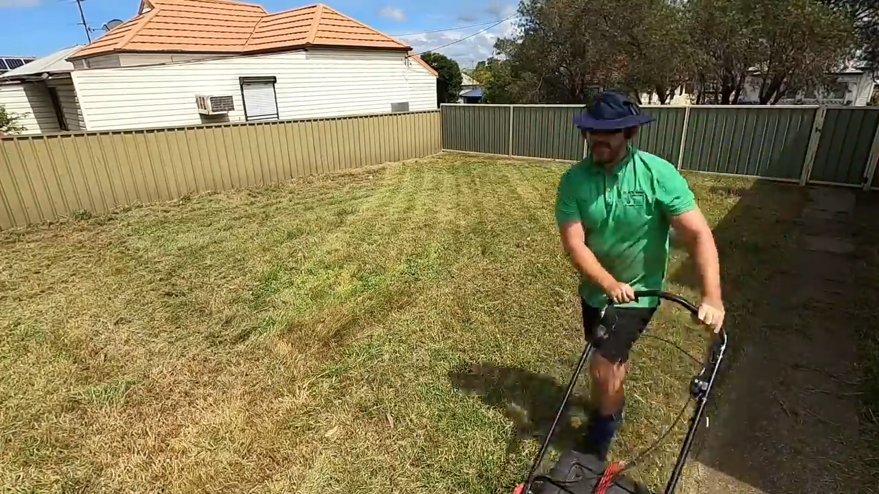 What it took to finish this massive push mowing job