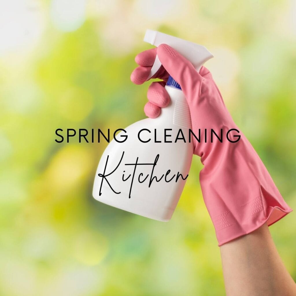 Kitchen spring cleaning checklist