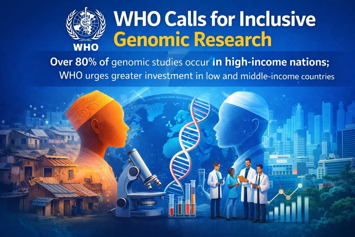 WHO study highlights need for inclusive genomic research, calls for ...