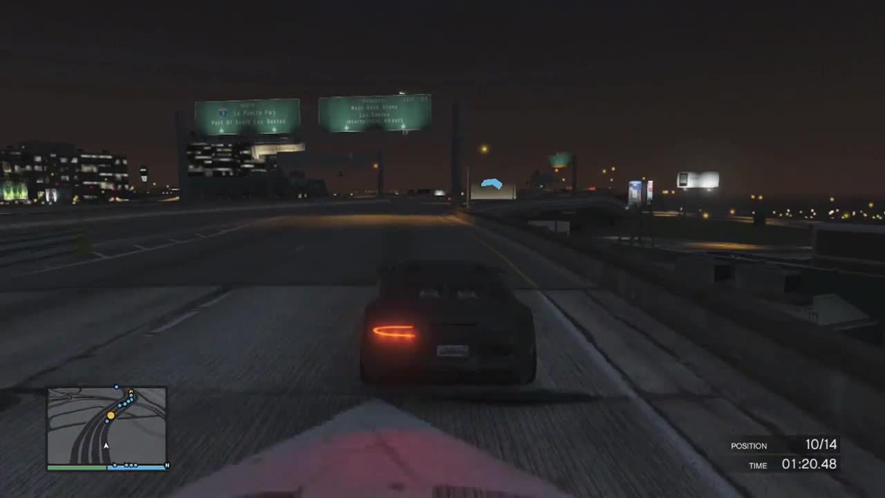 GTA 5 online - Crazy commute race! (GTA V online)