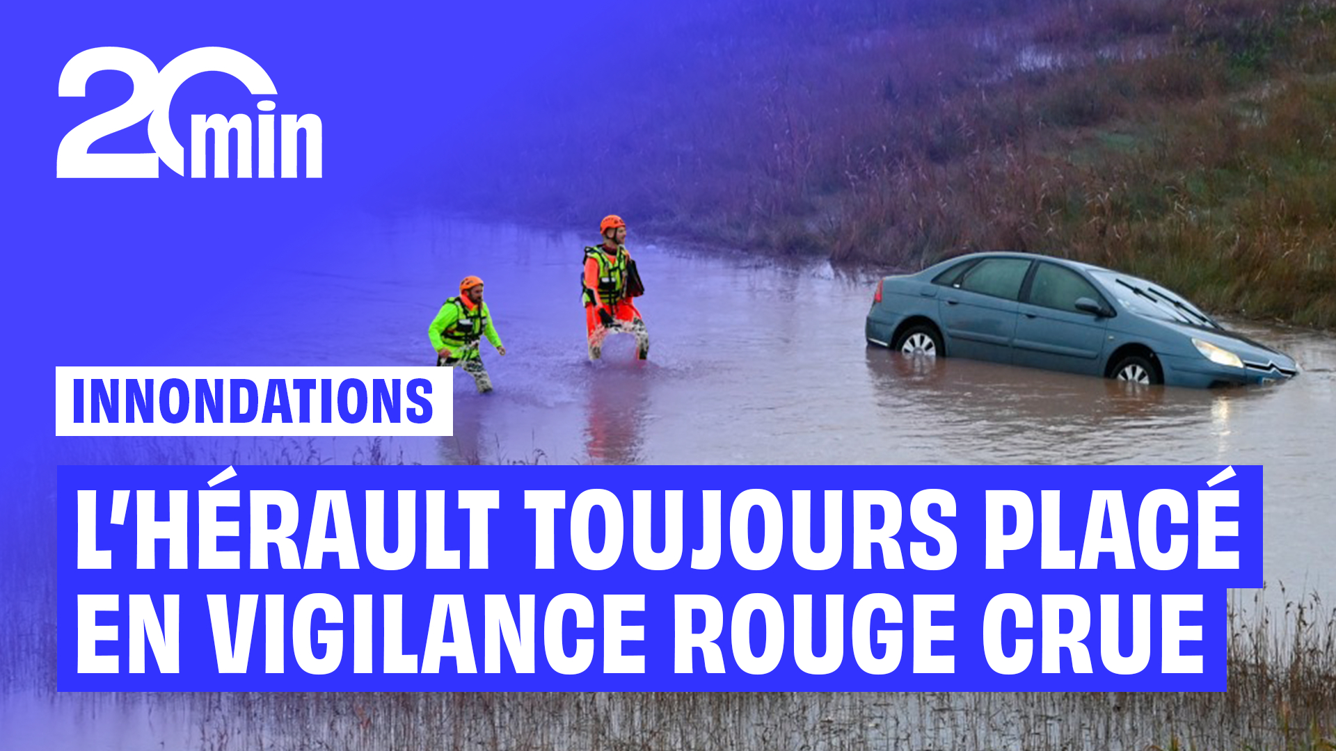 Le département de l’Hérault placé en vigilance rouge crue