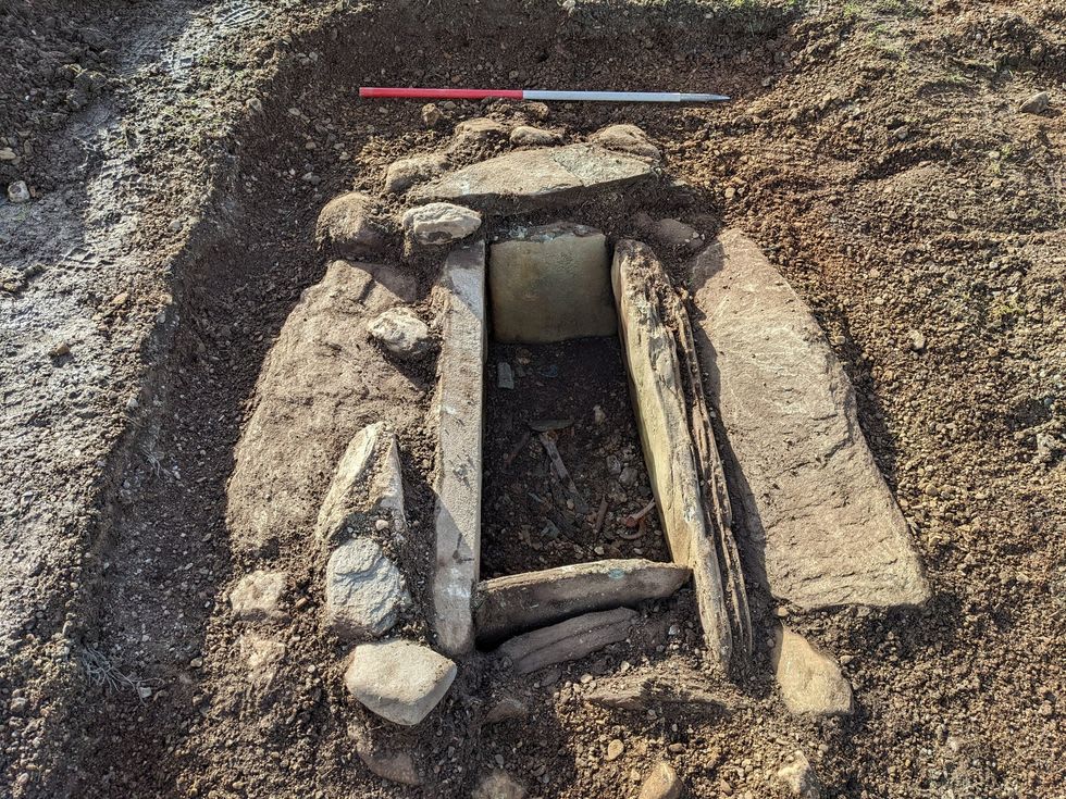 Bronze Age remains discovered in mysterious long-lost burial chamber