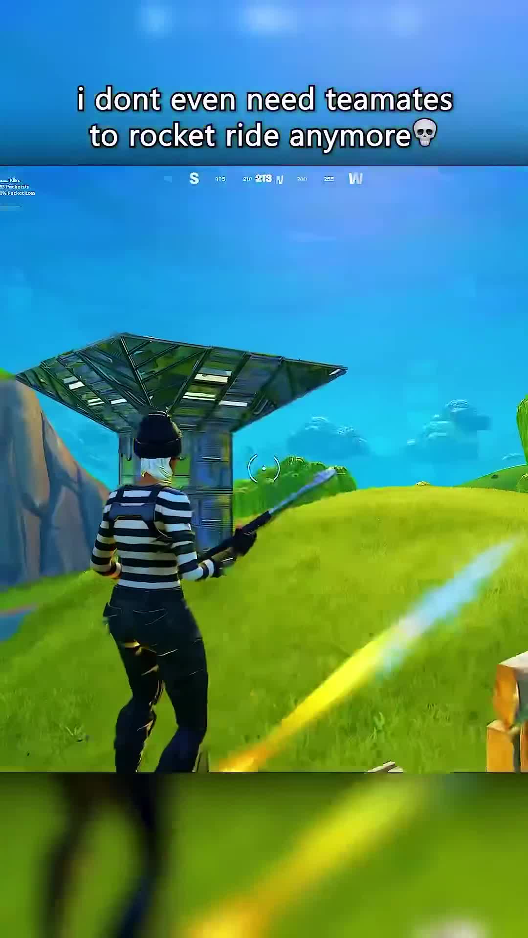 You can rocket ride yourself