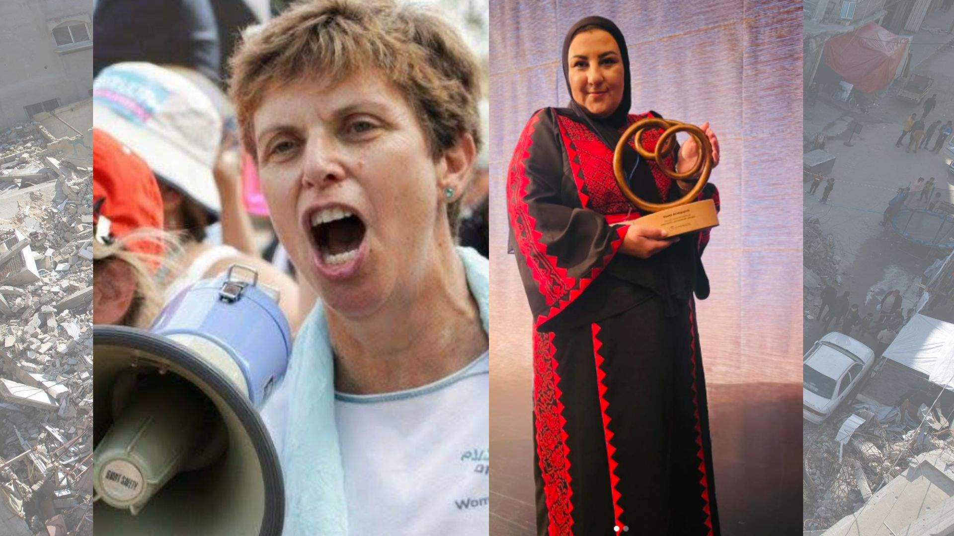 La activista israelí Yael Admi y la palestina Reem Alhajajra, Premio ...