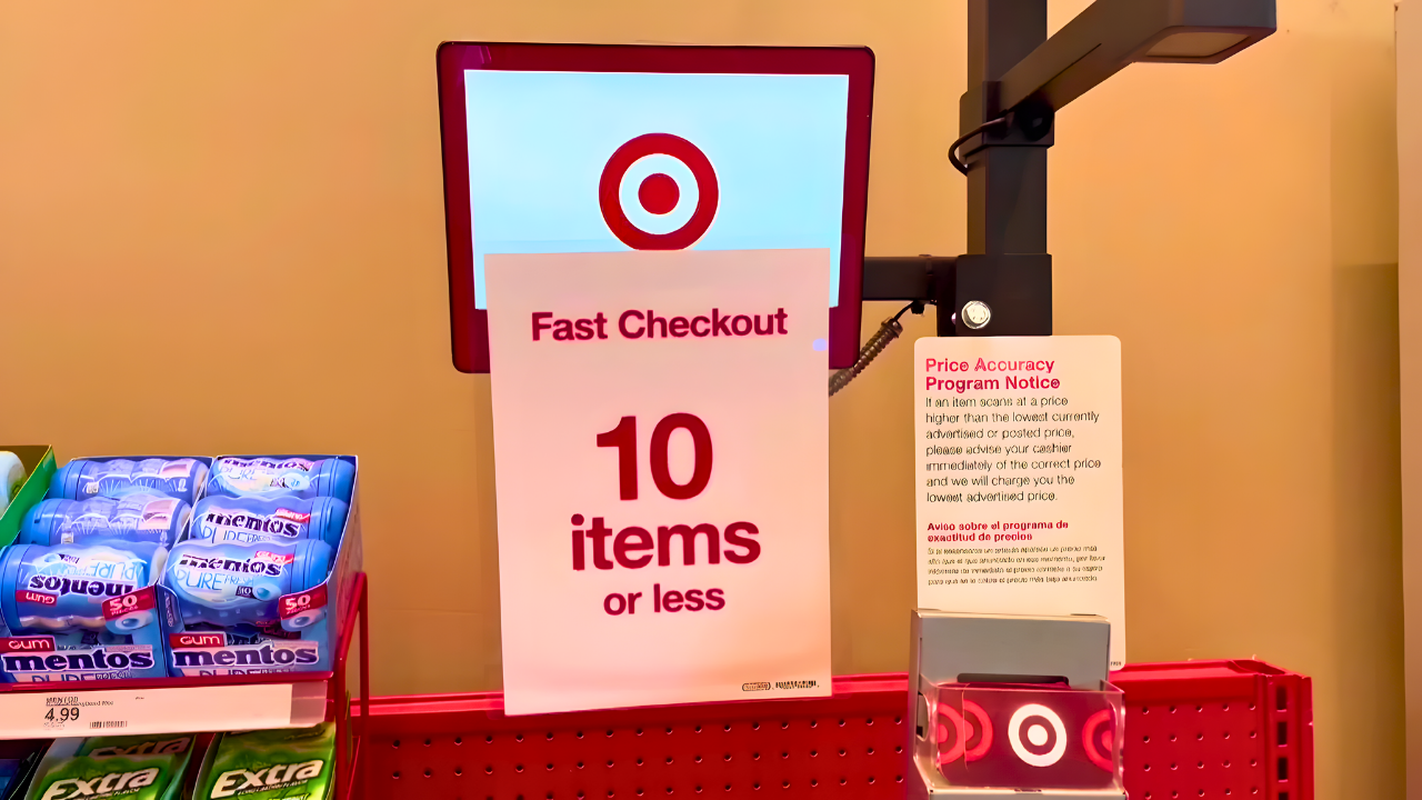 Target limits self-checkout to 10 items—Walmart 'theft epidemic' data ...