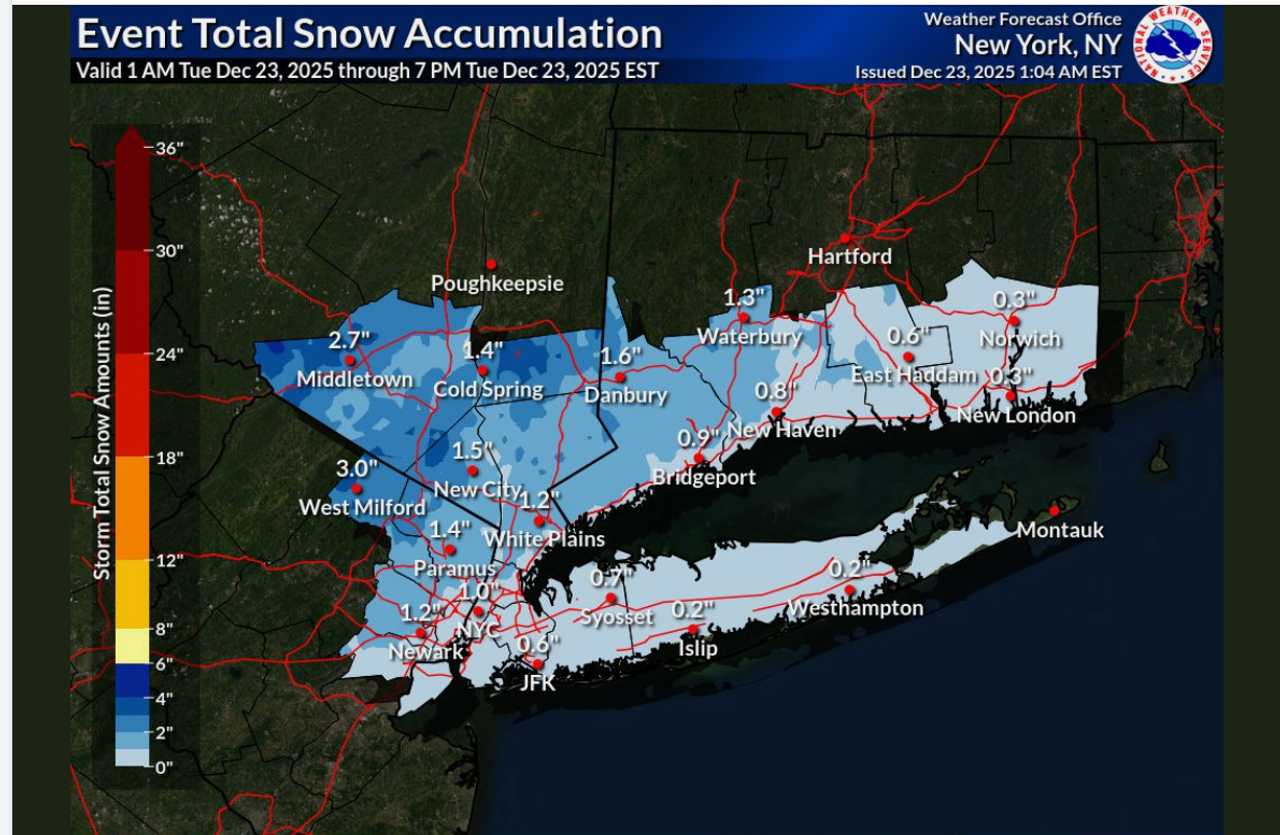 Here are final snowfall projections as new winter storm sweeps through ...
