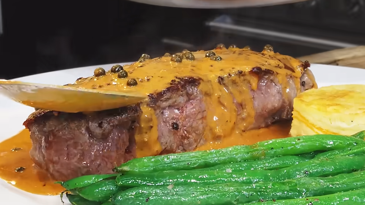 The sweet potato mash transformed by a hint of vanilla