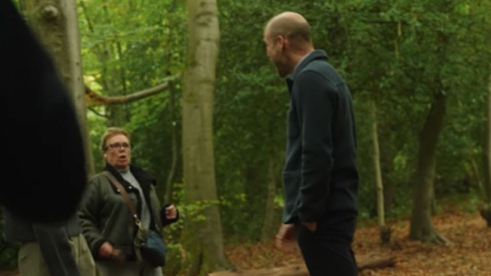 Dog walker's hilarious reaction as she bumps into William in ...