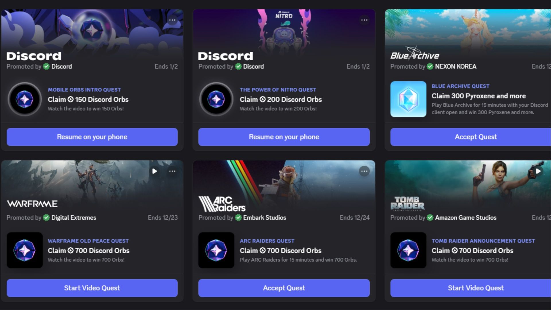 All Discord orbs quests (& how to complete them) - December 2025