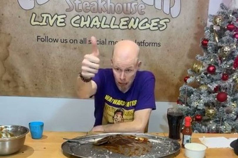 Man misses out on £250 prize in 10,000-calorie challenge after leaving ...
