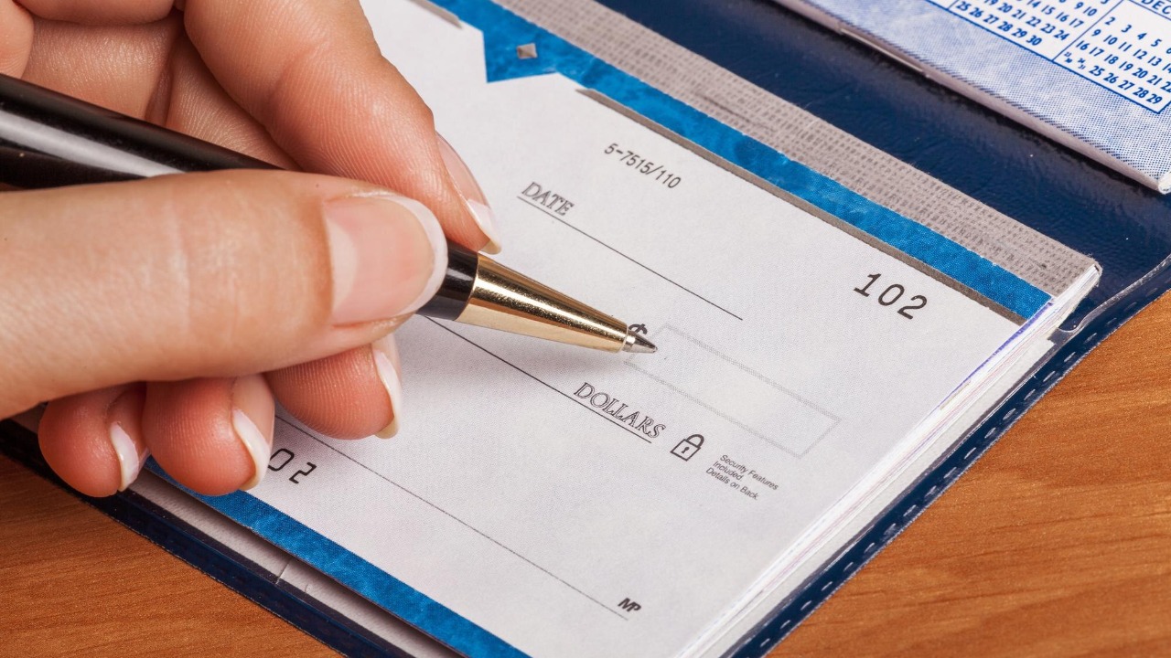 What happens when you deposit a large check