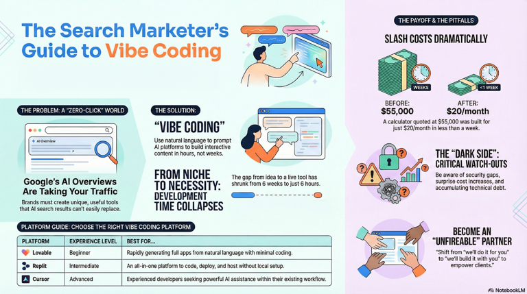 How vibe coding is changing search marketing workflows
