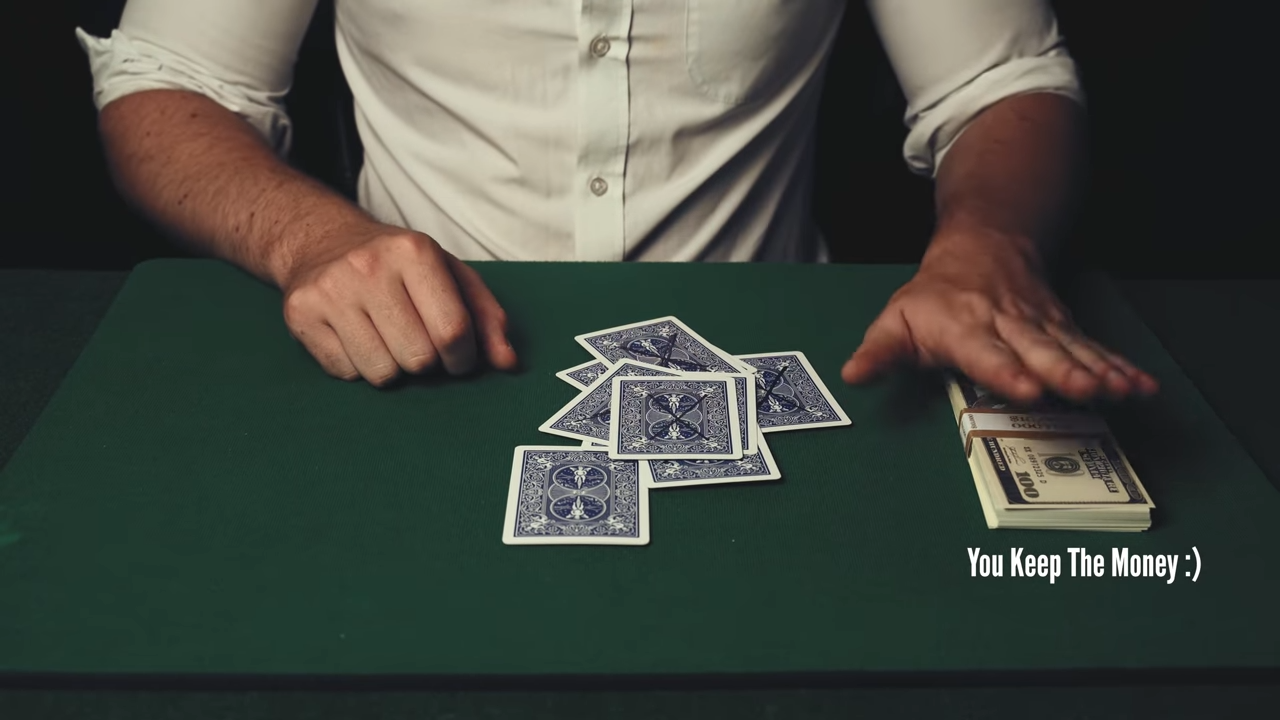 The $10,000 card trick