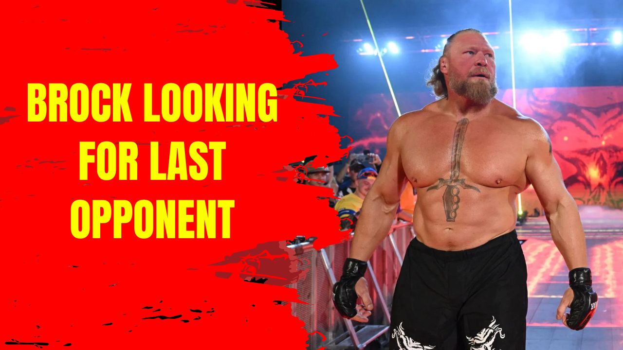 Brock Lesnar will retire but he needs an opponent