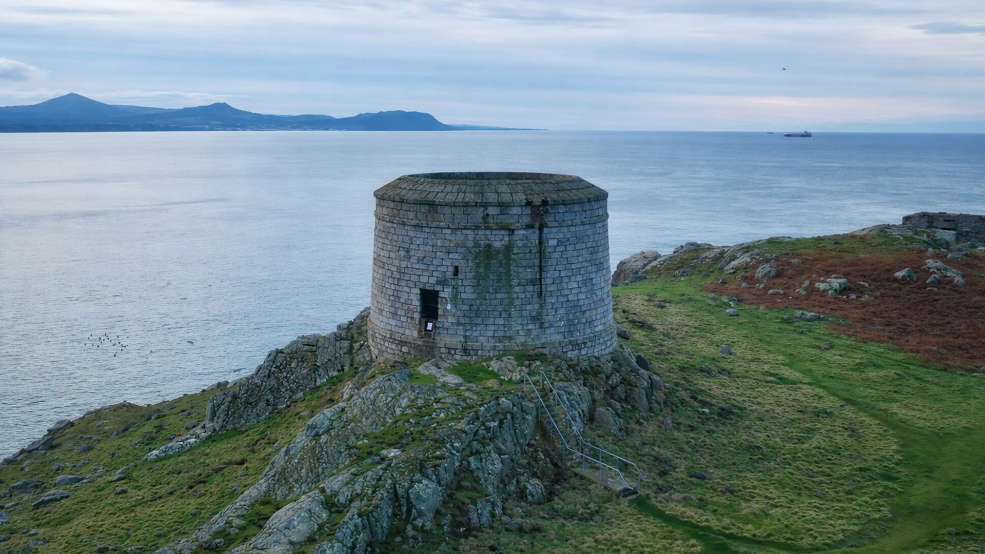 Waves, wind, and a watchtower