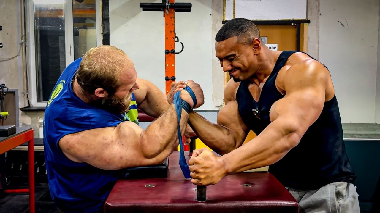 I arm wrestled Andrey Smaev