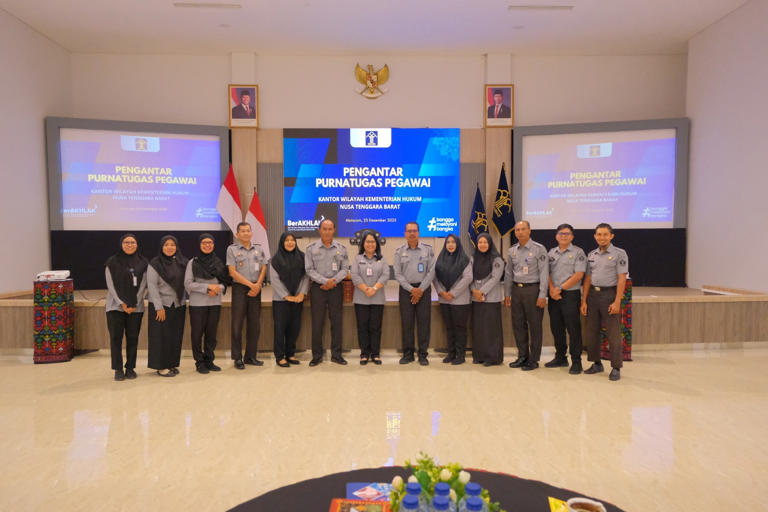 Kemenkum NTB antar purnatugas Muzhar dan Bambang Mustiko, bikin haru