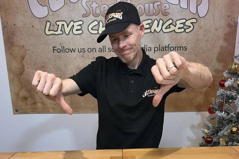 Man misses out on £250 prize in 10,000-calorie challenge after leaving ...