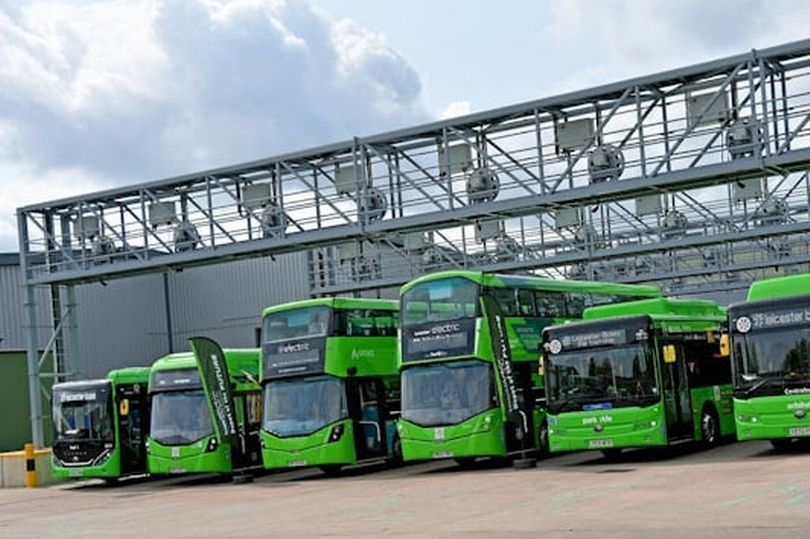 Entire Leicester bus network set to be fully electric by 2027 as new ...