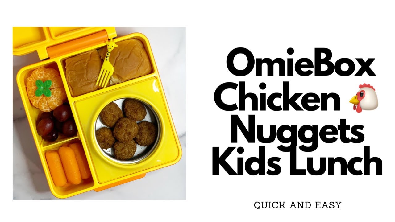 OmieBox hot lunch chicken nuggets kids lunch #Shorts fun and easy lunch ...