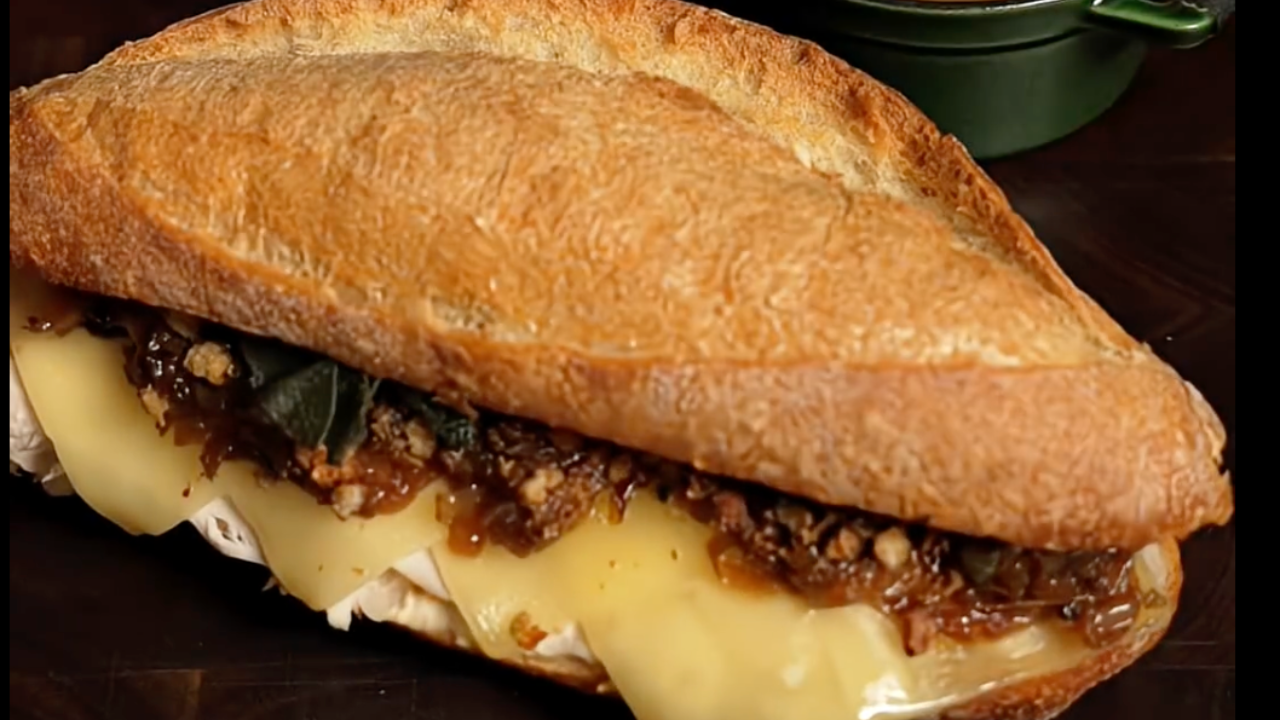 The turkey dip — the ultimate leftover turkey sandwich