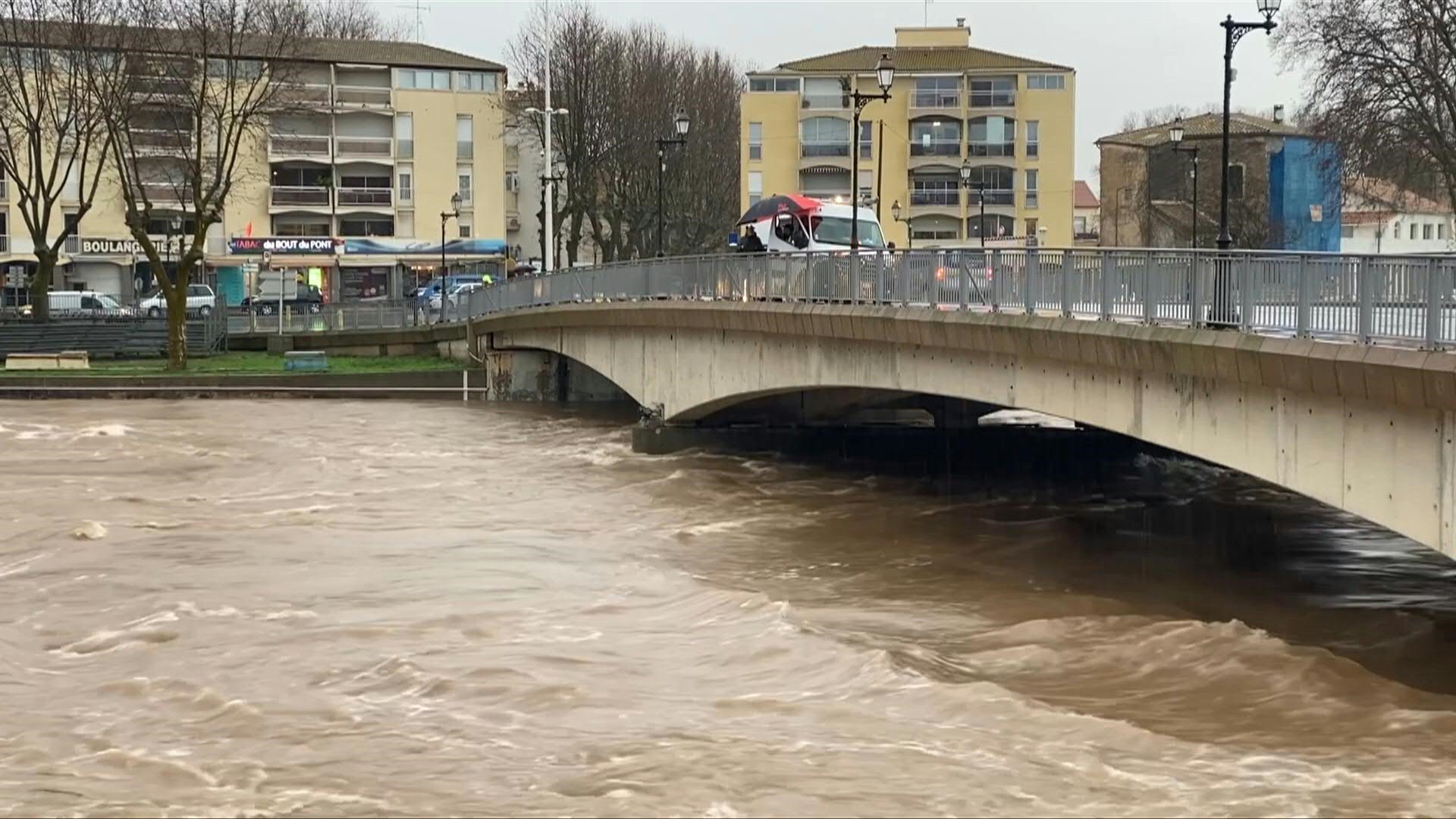Vigilance crues : l'Hérault maintenu en rouge