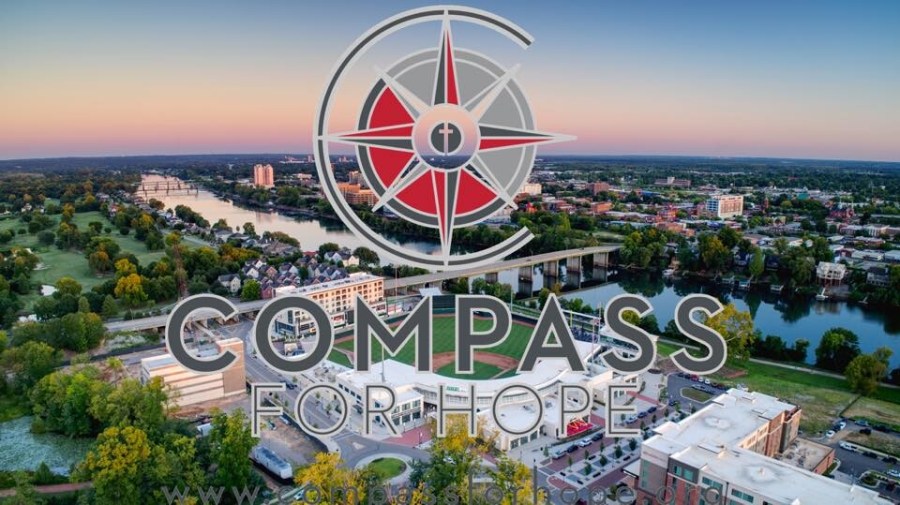 Compass for Hope Christmas special giveaway in JBA parking lot