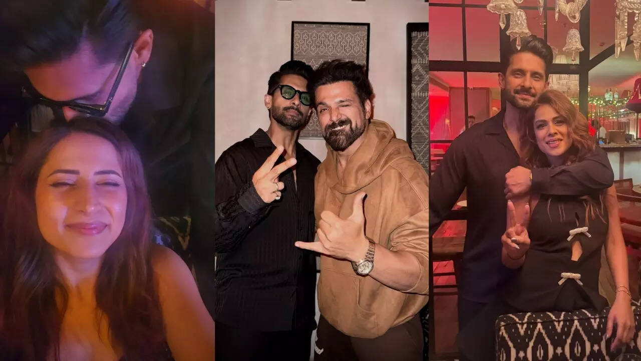 Actor Ravie Dubey turns 43: Wife Shargun Mehta and BFFs Nia Sharma and ...