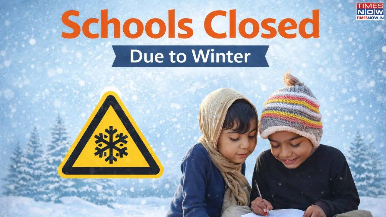 UP schools closed tomorrow in several districts due to cold wave ...