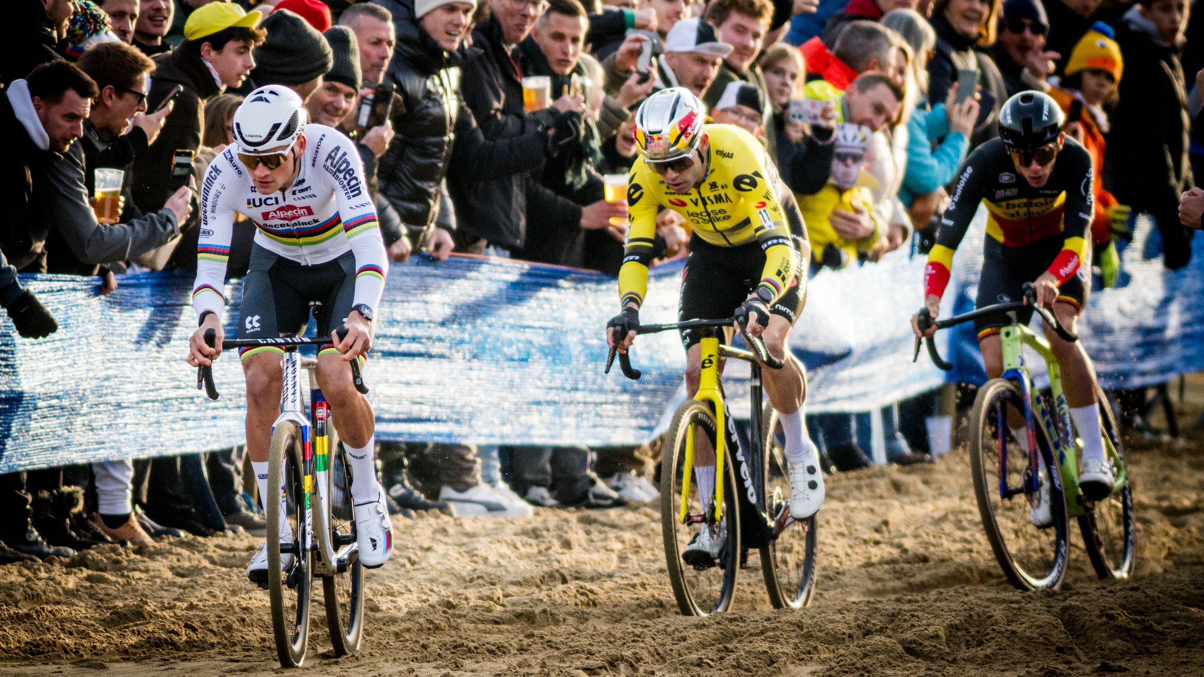 Wieder wird van der Poel von Zuschauer attackiert