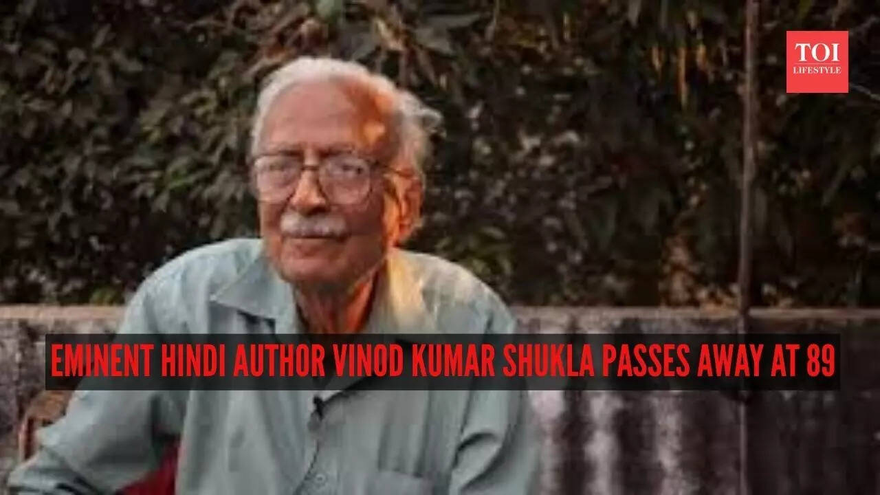 Eminent Hindi author Vinod Kumar Shukla passes away at 89: A look at ...