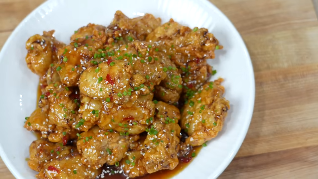 Orange chicken is 100% better at home!