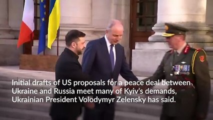 Ukraine’s Zelensky says progress in US-led peace talks 'quite solid'
