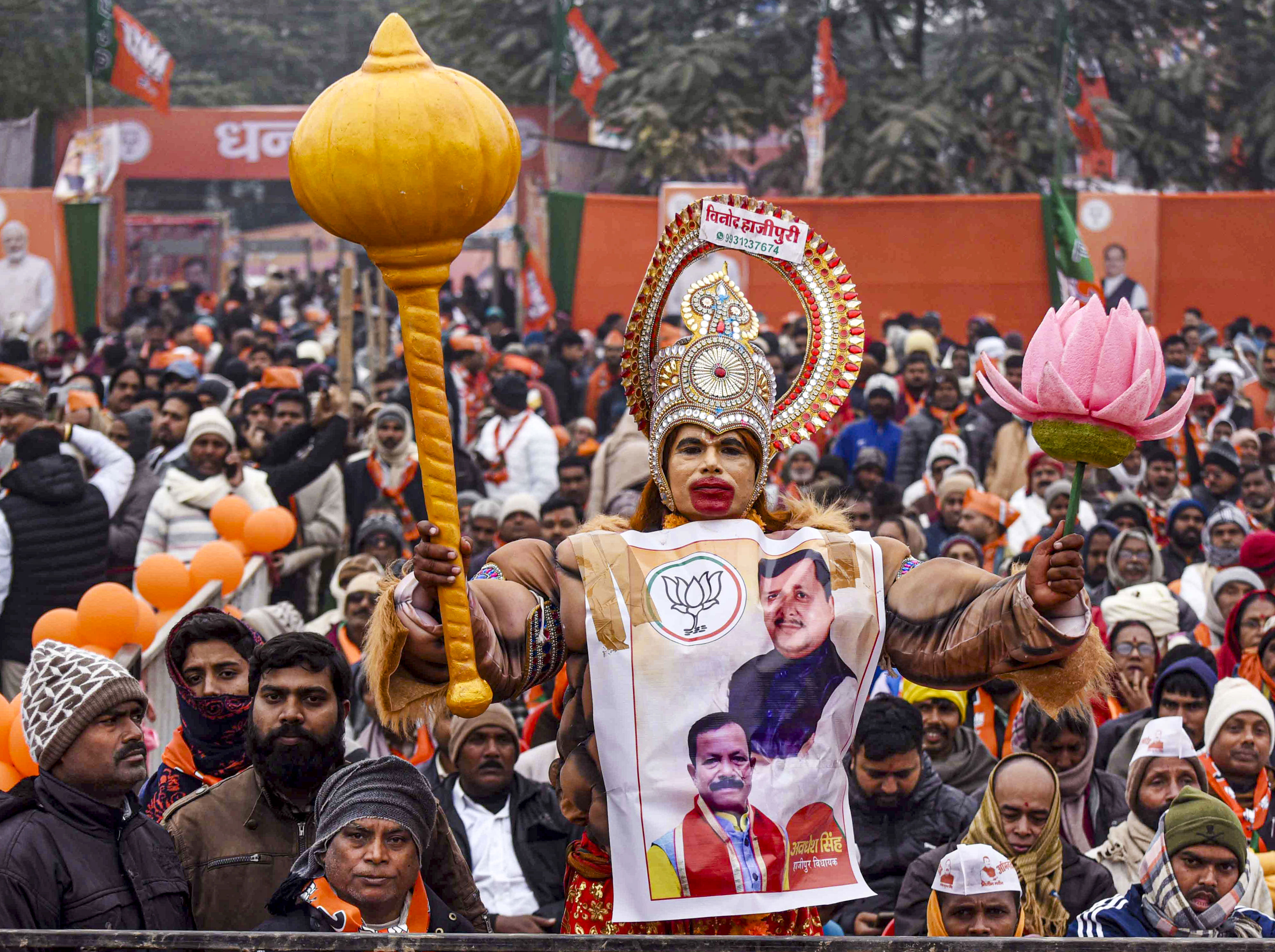 BJP's national working president Nitin Nabin leads roadshow in Patna
