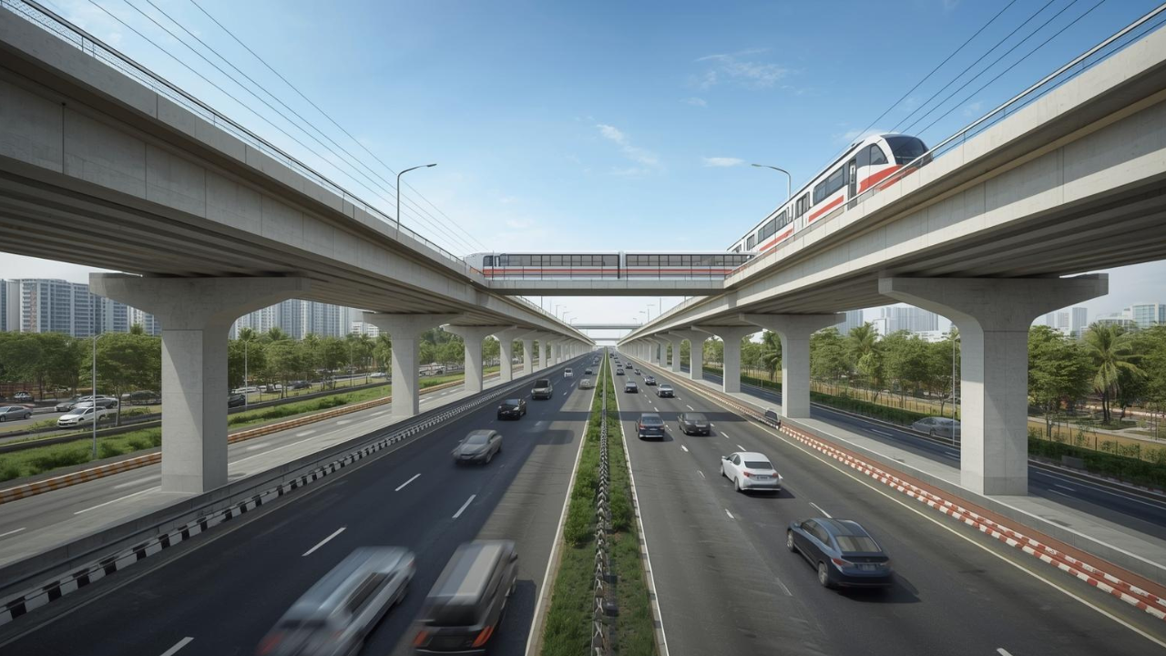 Double-decker metro–flyover on Gurugram’s SPR? Inside HMRTC plan to ...