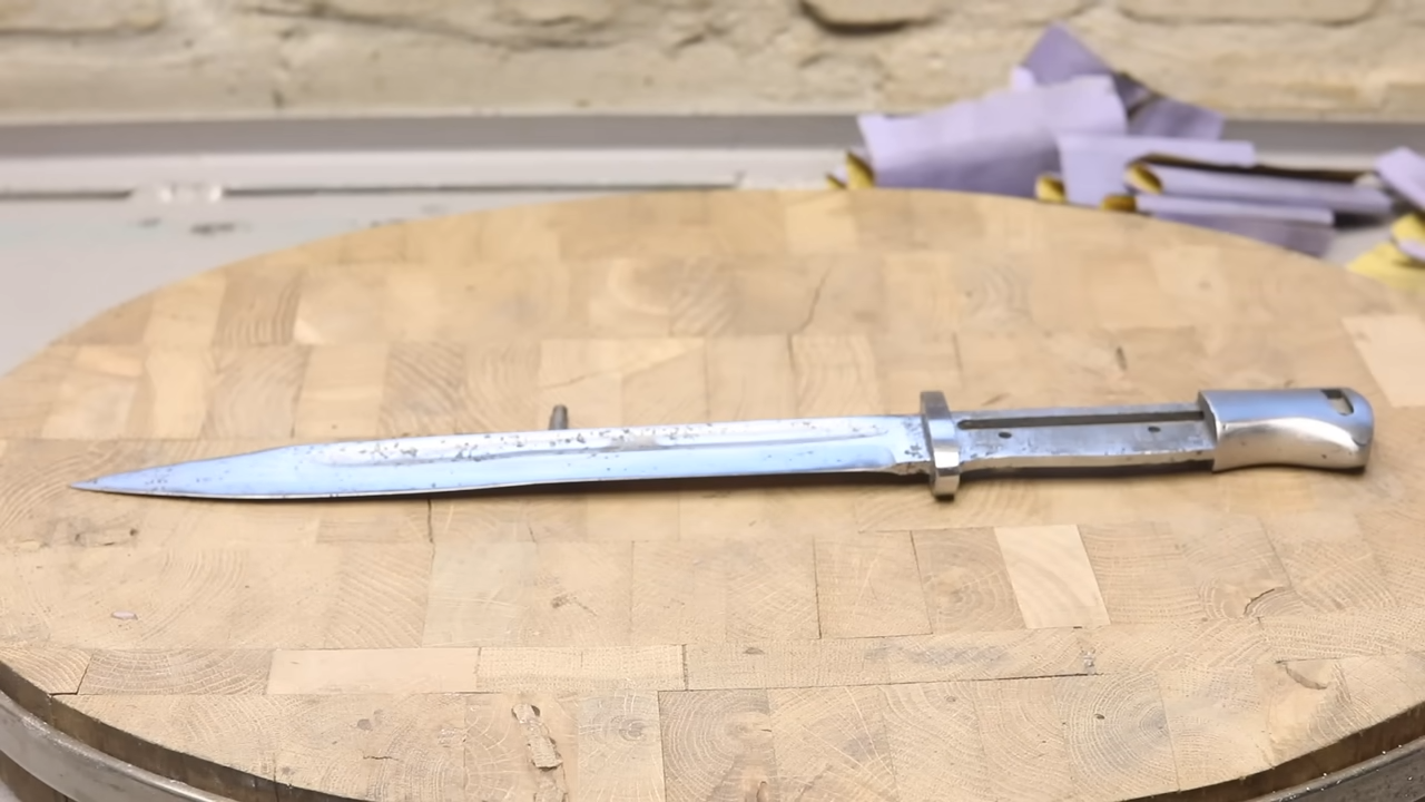 How this WWII German Mauser K98 bayonet is fully restored