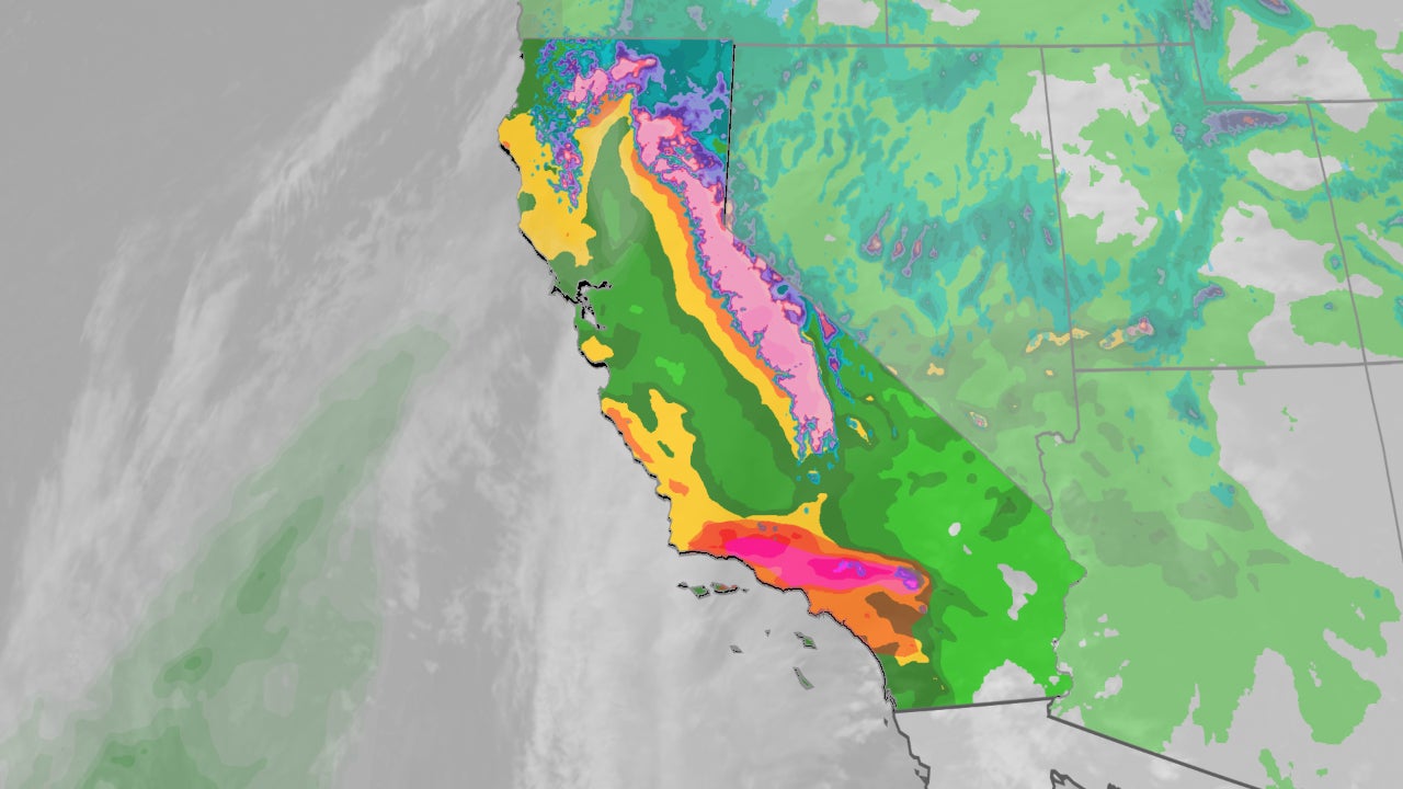Rare 'high risk' flood threat for Southern California as atmospheric ...